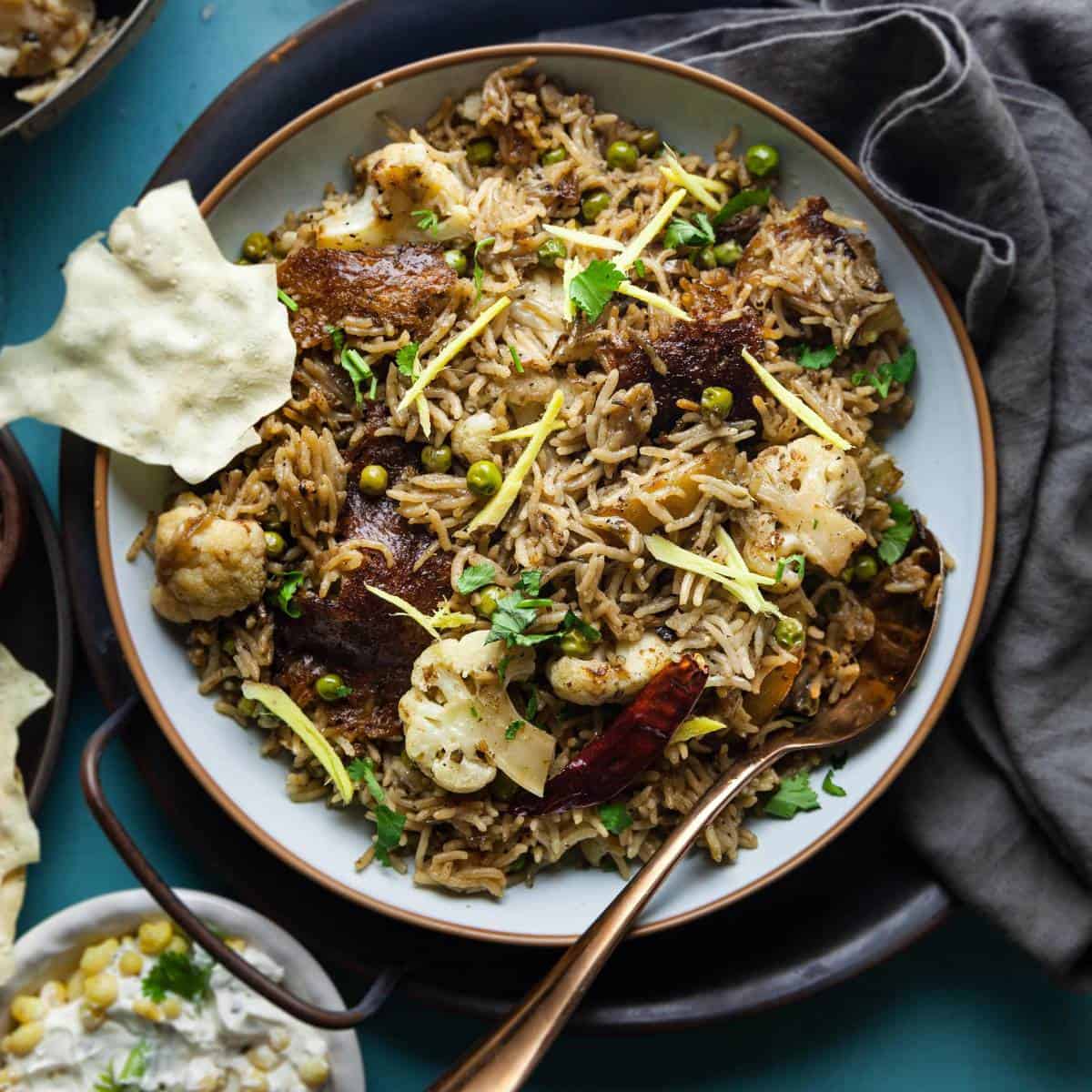 Tahiri -Slow cooked Basmati Rice With Black Spices - Sinfully Spicy