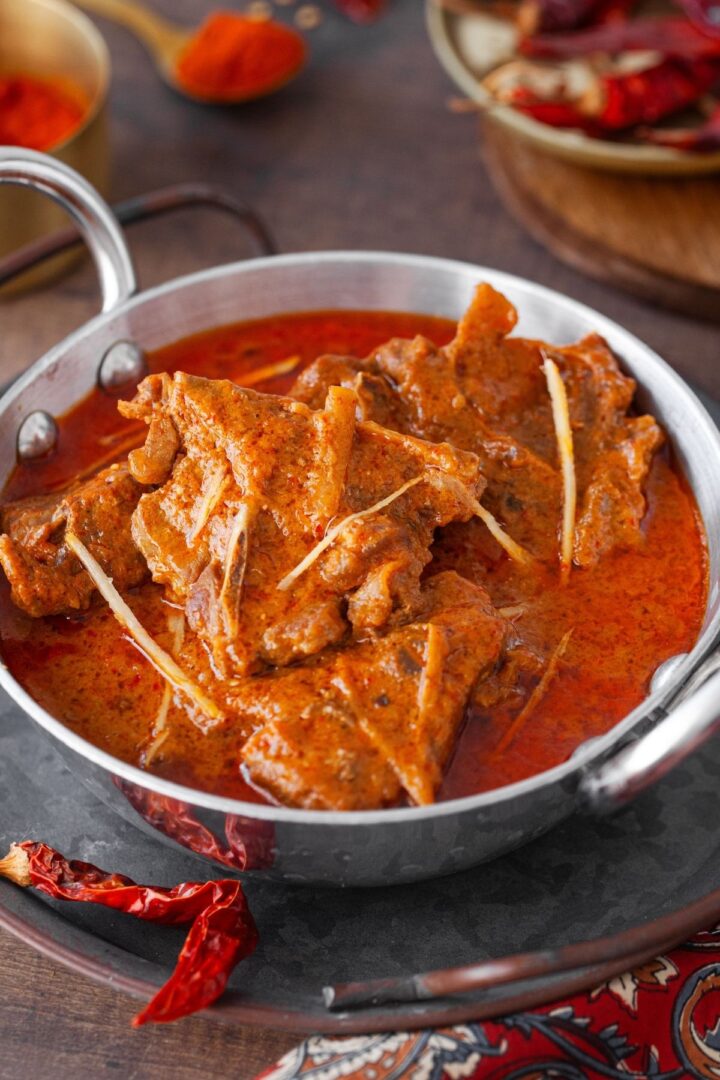 Rajasthani Laal Maas (Fiery Red Mutton Curry) - Sinfully Spicy