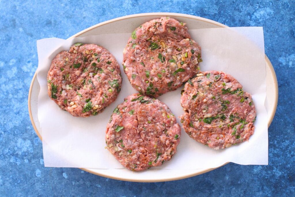 Spicy Indian Lamb Burgers - Sinfully Spicy