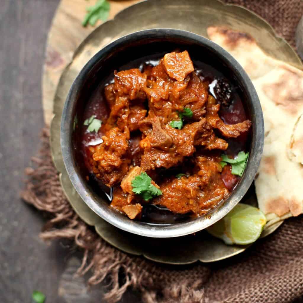 Laal Maas - Rajasthani Red Mutton Curry - Sinfully Spicy