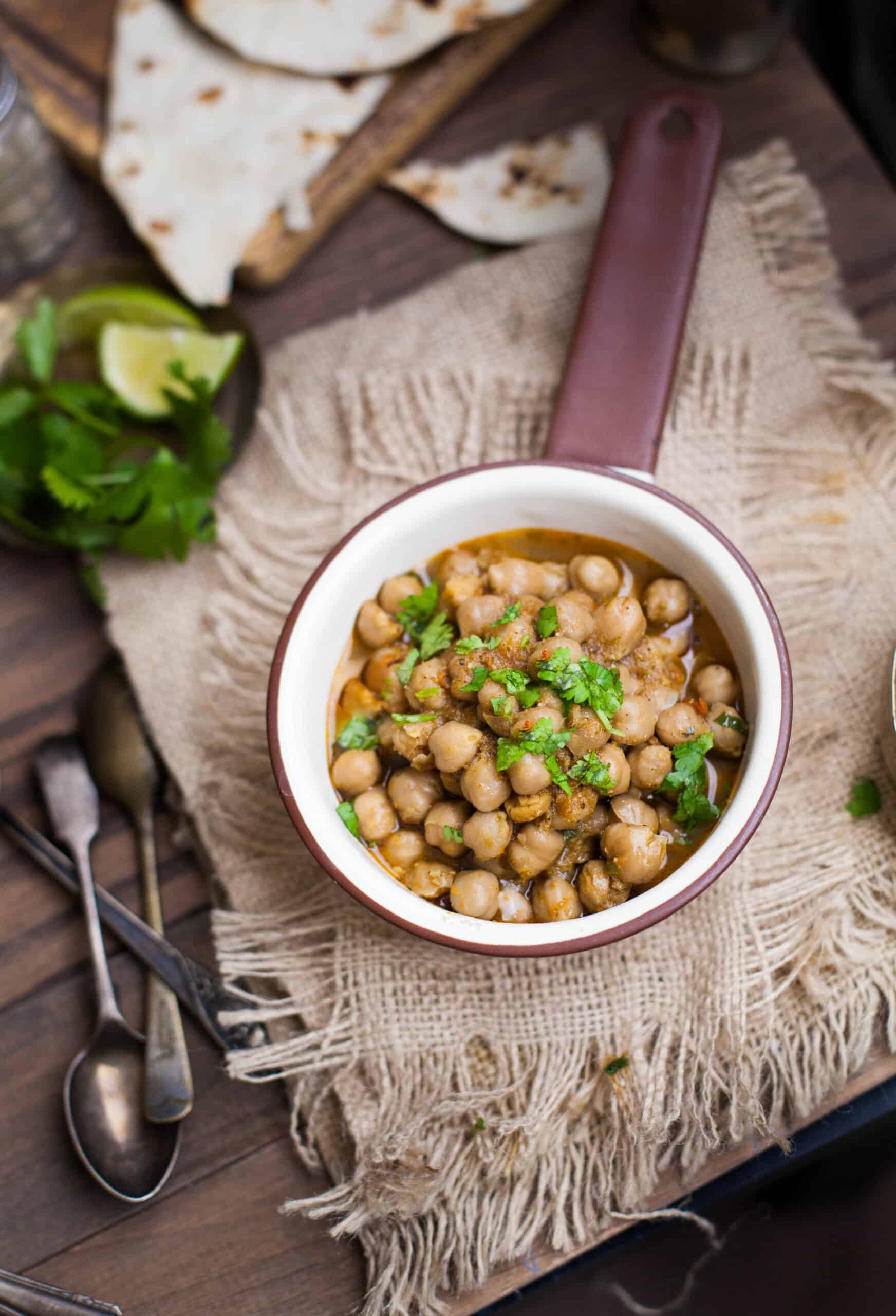 Pindi Chana - Tea Infused Spicy Chickpeas - Sinfully Spicy