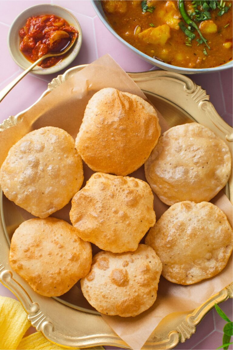 Aloo Poori (No Onion Garlic) - Sinfully Spicy