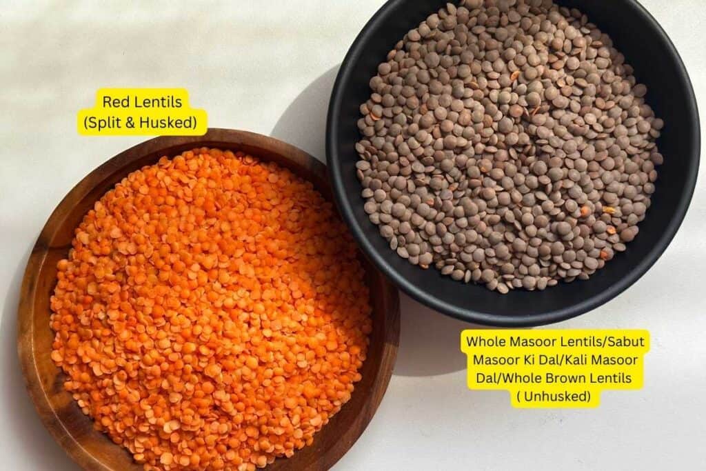 Whole Masoor Dal (Sabut Masoor Dal) - Sinfully Spicy