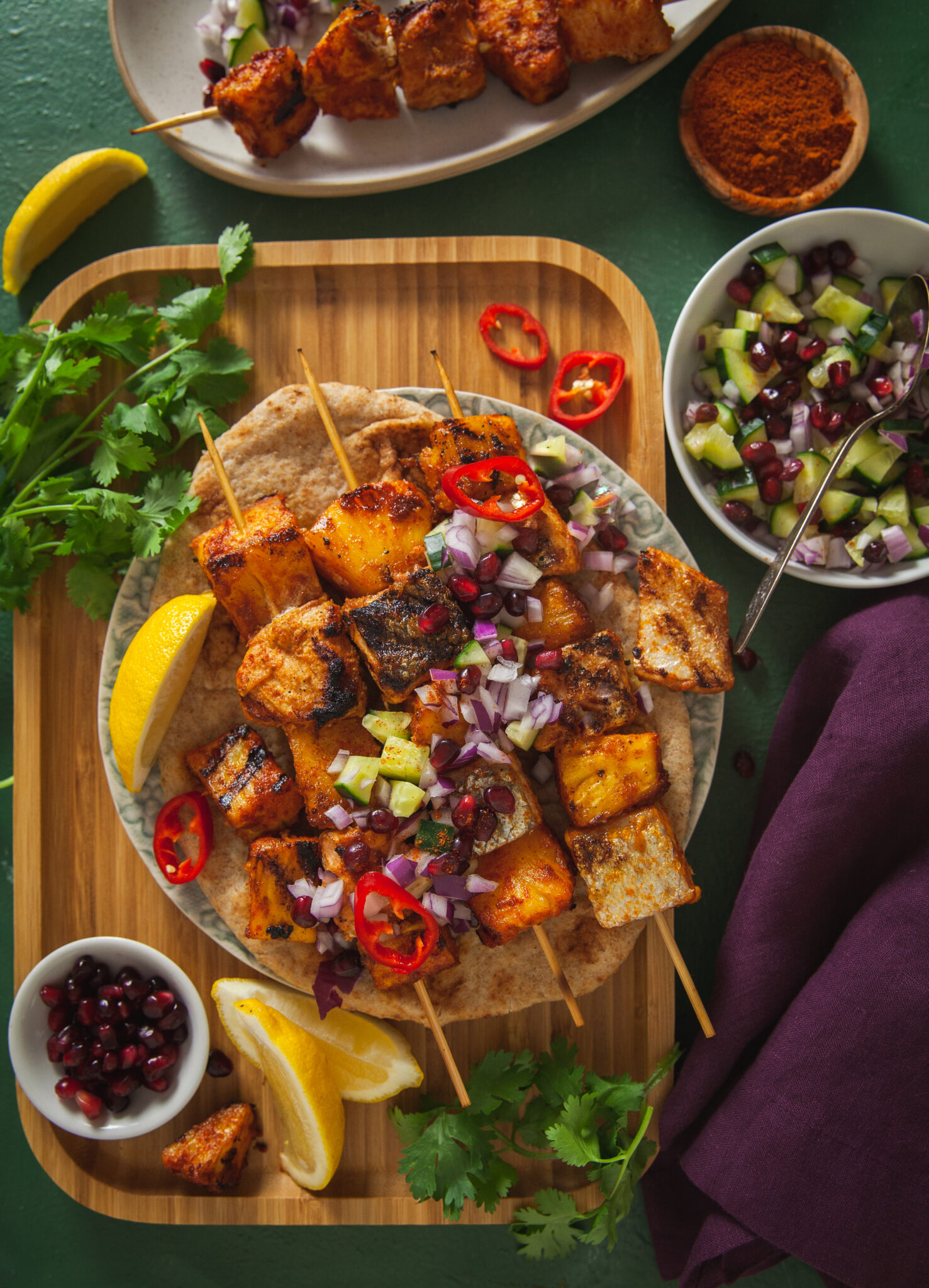 Tandoori Salmon & Pineapple Tikka - Sinfully Spicy