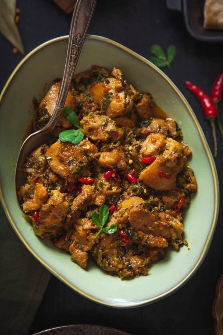 Fresh Methi Chicken Recipe - Sinfully Spicy