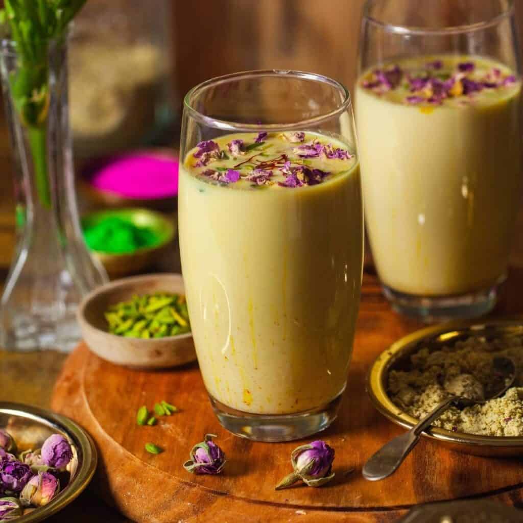 Thandai Recipe (Spiced Holi Drink) - Sinfully Spicy