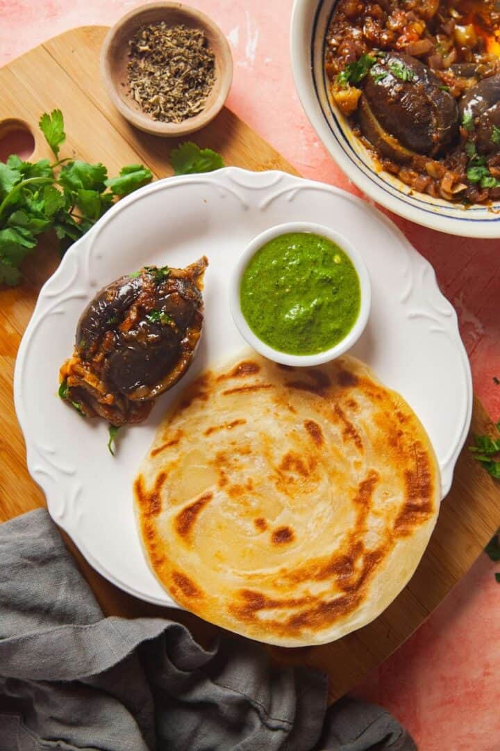 Bharwa Baingan - Stuffed Eggplant - Sinfully Spicy