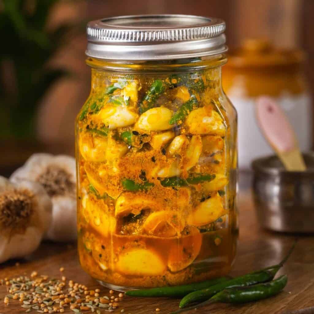 Spicy Garlic Achaar - Sinfully Spicy