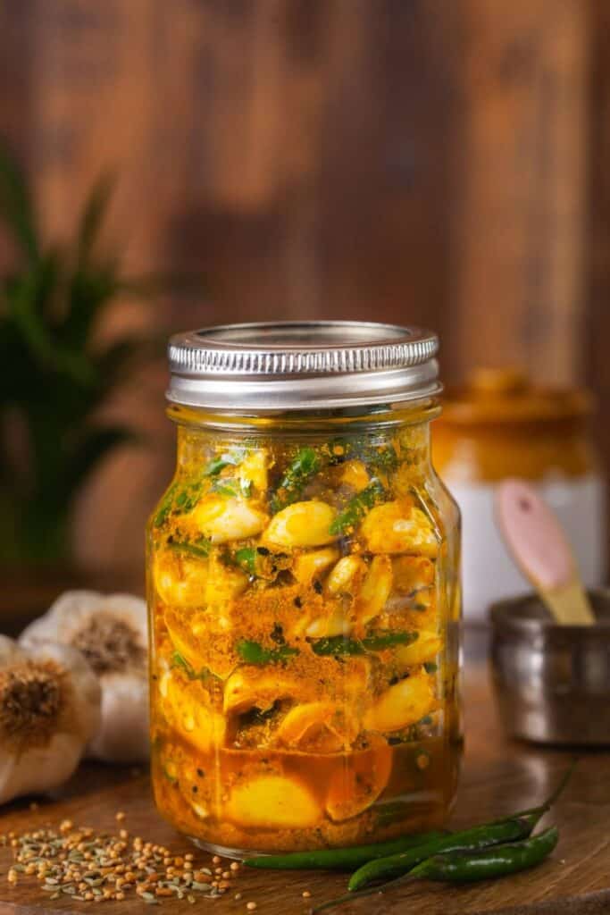 Spicy Garlic Achaar - Sinfully Spicy