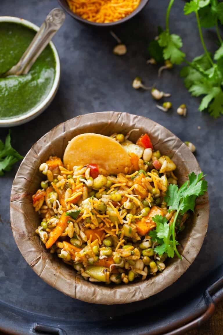 Sprouted Moong Chaat - Sinfully Spicy