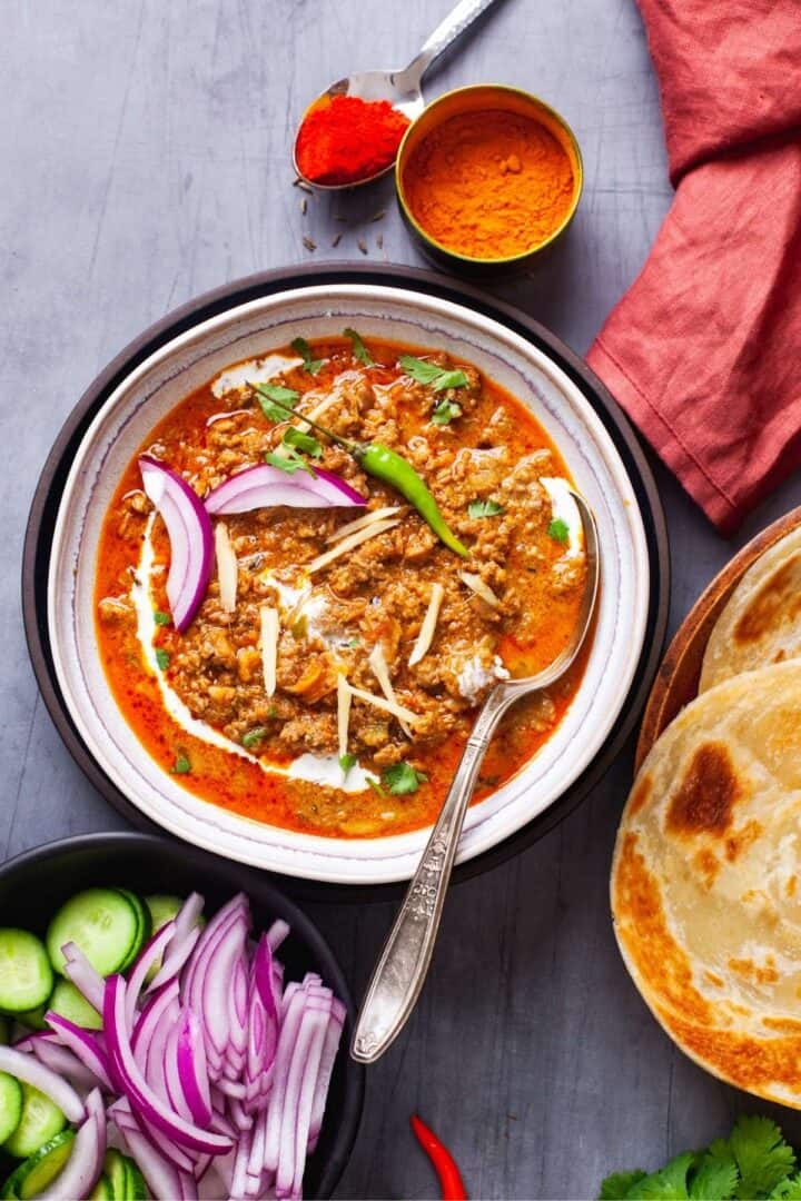 Keema Masala (Dhaba Style) - Sinfully Spicy