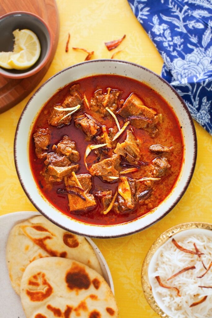 Indian Mutton Korma (Goat Korma) - Sinfully Spicy