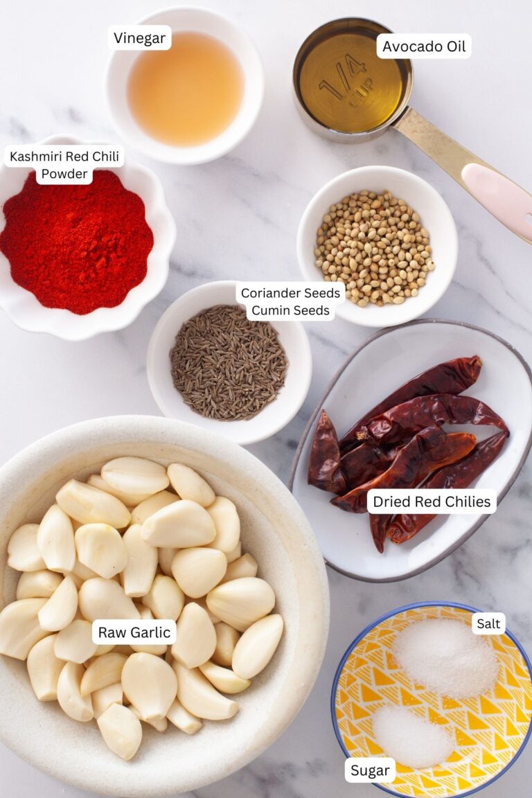 Spicy Garlic Chutney (With Red Chilies) - Sinfully Spicy