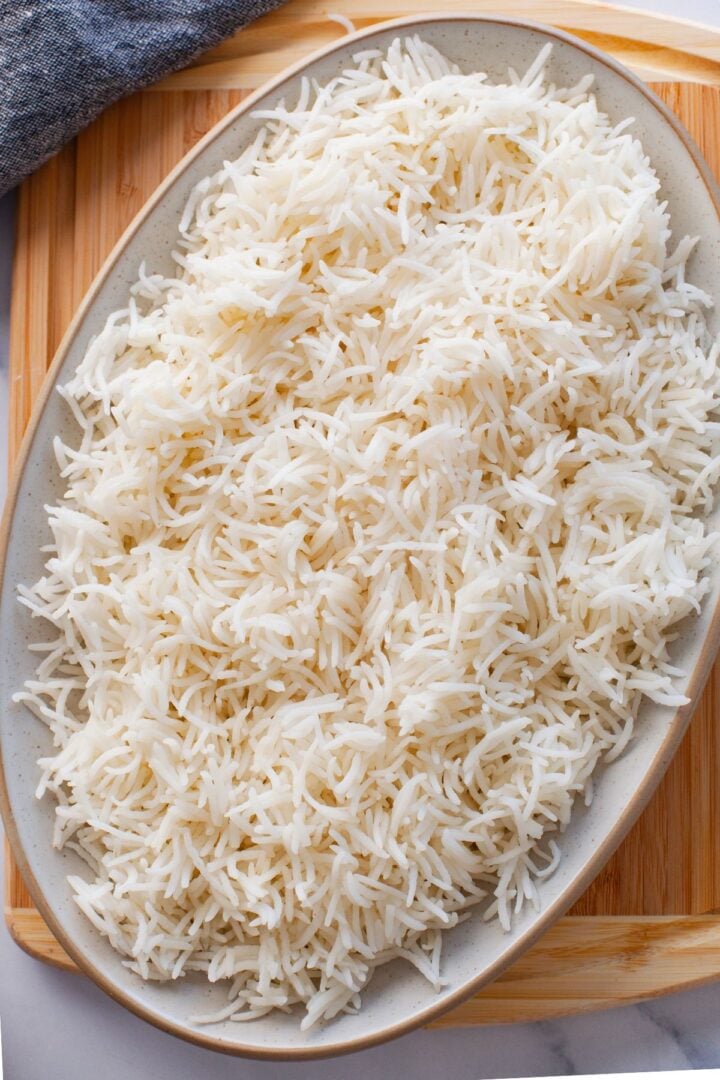 How To Cook White Basmati Rice (Fluffy, Separate Grains) - Sinfully Spicy