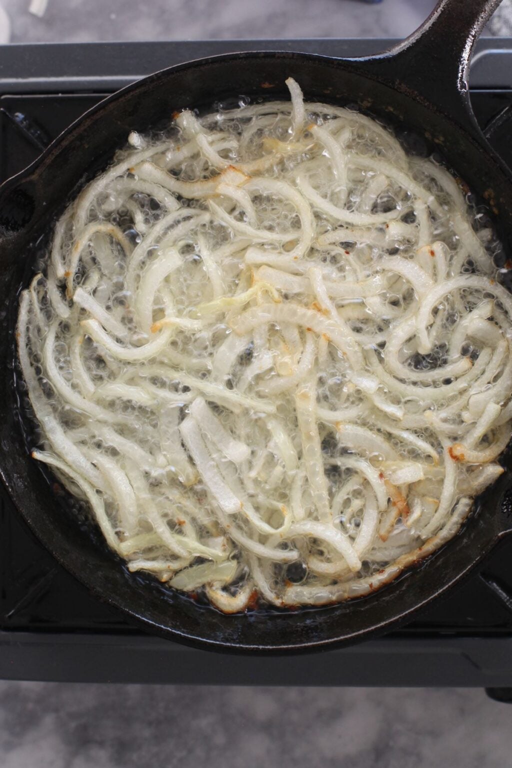 How To Make Crispy Deep-Fried Onions (Air fryer Option) - Sinfully Spicy