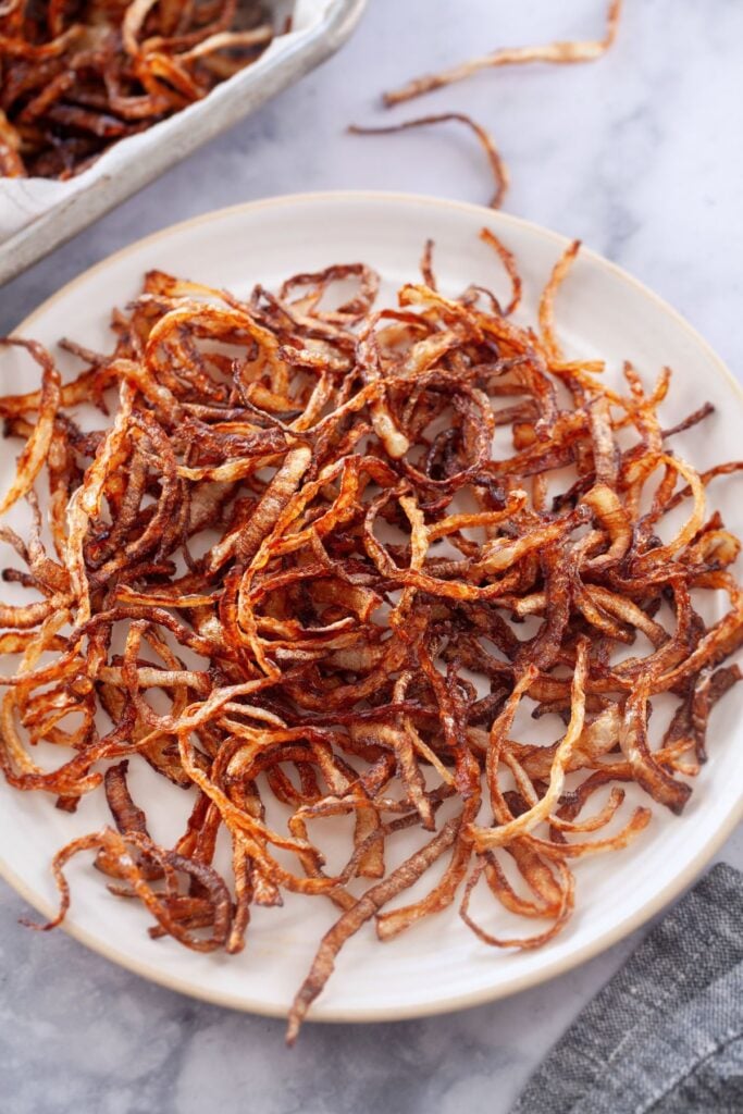 How To Make Crispy Deep-Fried Onions (Air fryer Option) - Sinfully Spicy