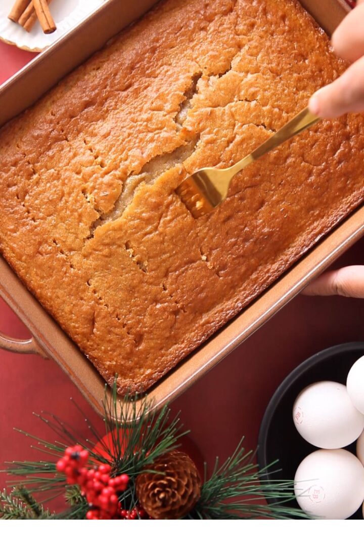 Easy Gingerbread Tres Leches Cake (With Cake Mix) - Sinfully Spicy