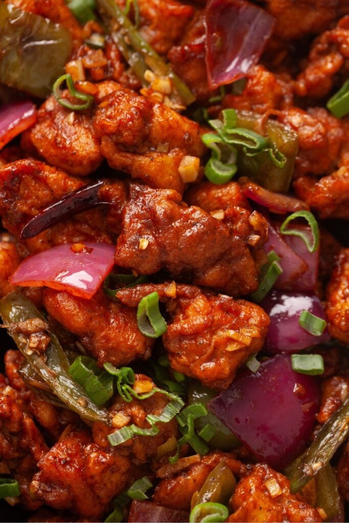 Indo Chinese Chilli Chicken Dry (Hot & Crispy) - Sinfully Spicy