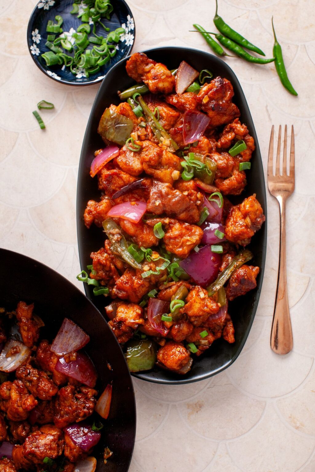 Indo Chinese Chilli Chicken Dry (Hot & Crispy) - Sinfully Spicy